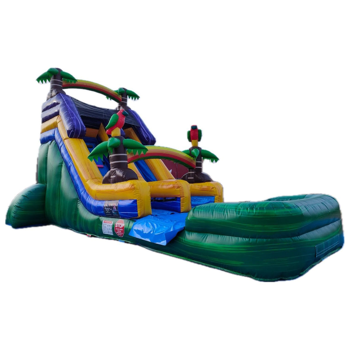 Tobogan gonflabil cu piscină Aqua Safari – mcrtoys